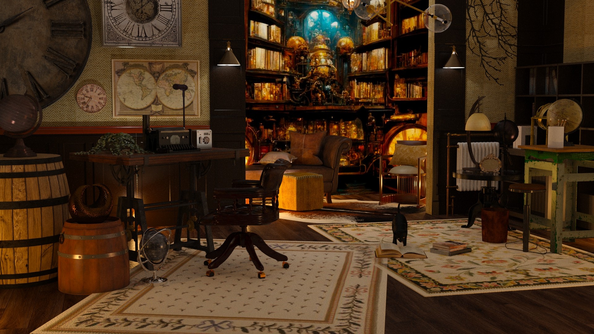 Diy Steampunk Home Office