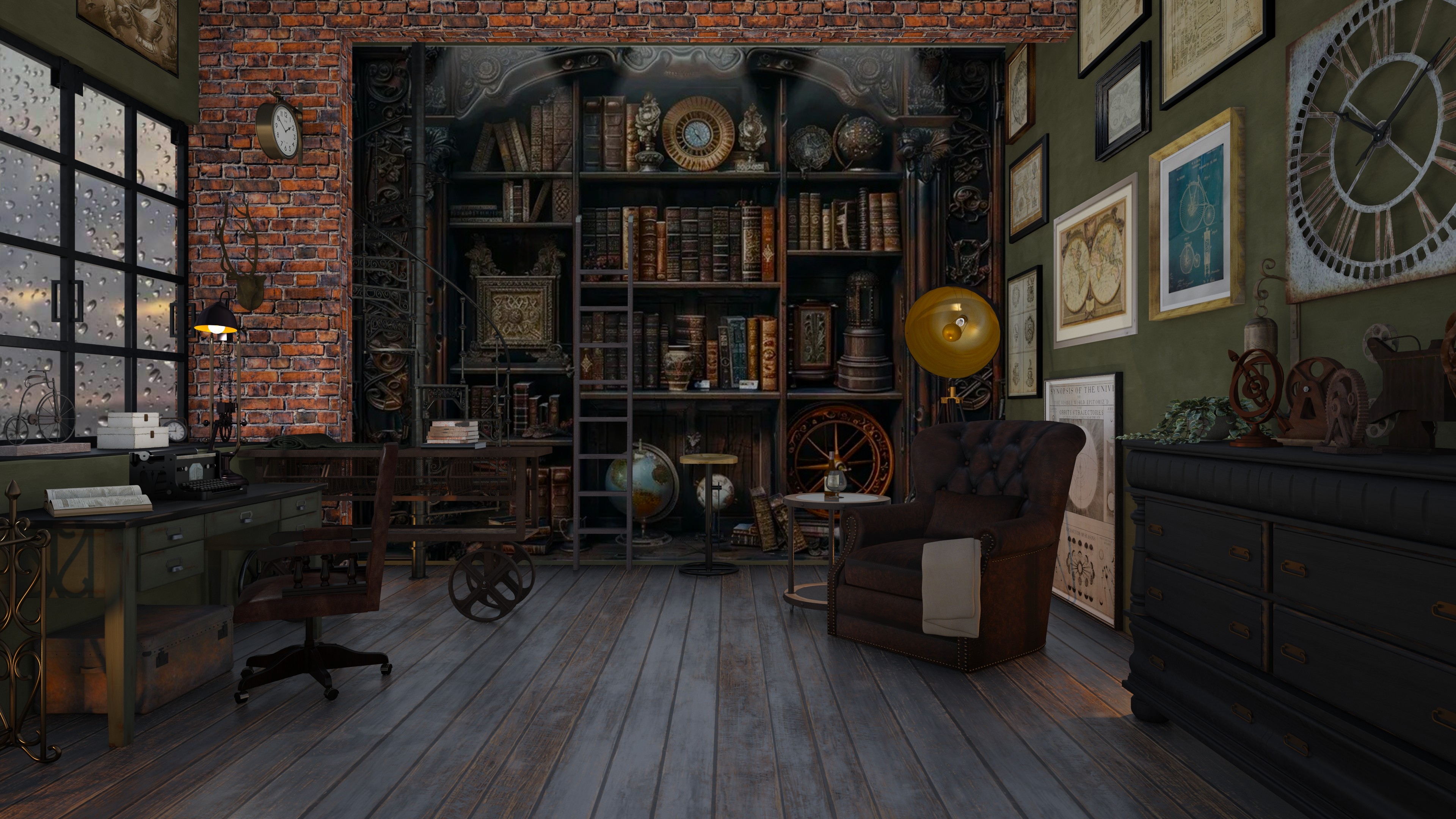 Diy Steampunk Home Office