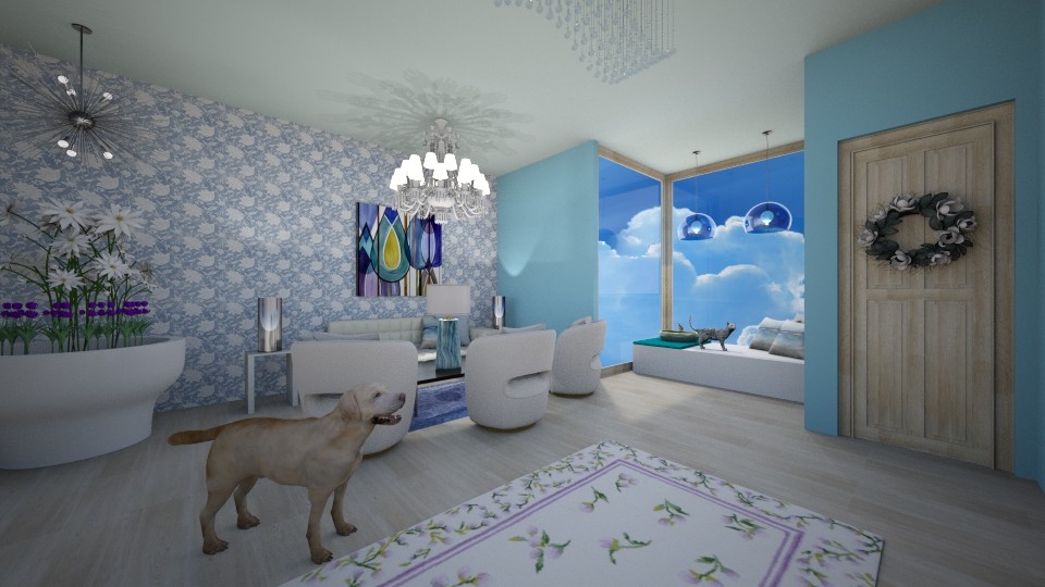 Modern Angel - Living room - by TheFeyQueen